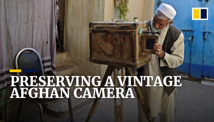 As Afghanistan’s vintage wooden box cameras disappear, one man seeks to ...