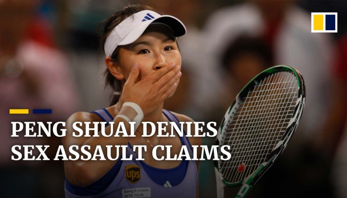 Tennis Star Peng Shuai Denies Making Sexual Assault Allegations Against