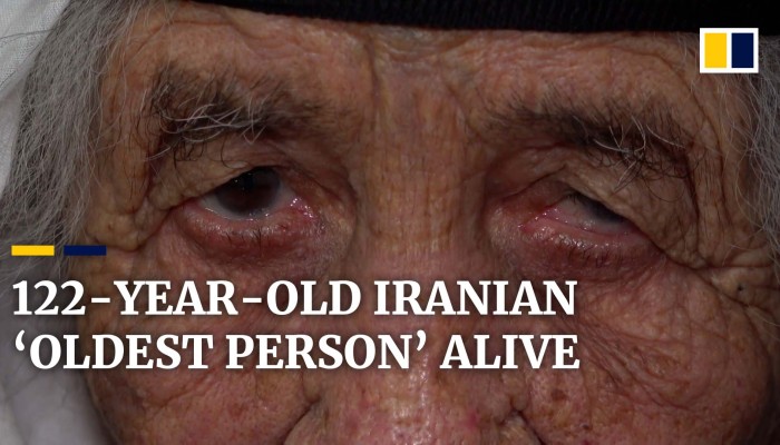 Iranian woman claims to be 122-years-old, said to be world’s oldest ...