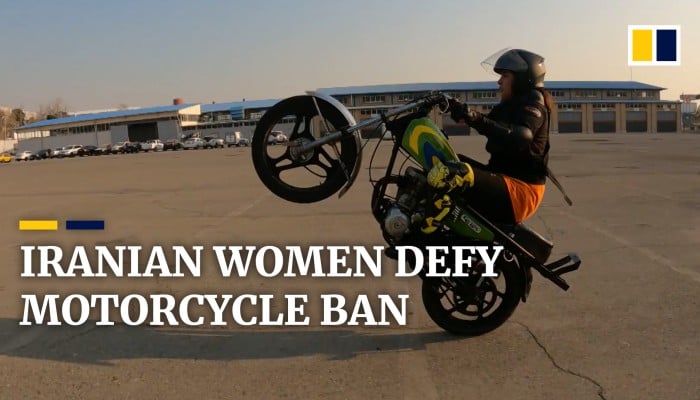 Iran’s female motorcyclists defy ban to ride and perform stunts | South ...