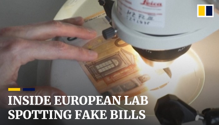 Inside the lab that identifies fake Euro banknotes | South China ...