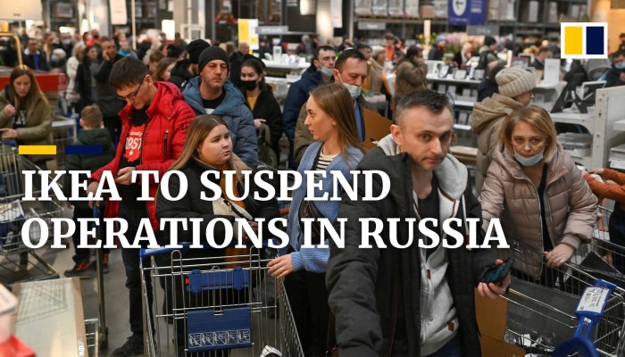 Ukraine conflict prompts Ikea to suspend operations in Russia as ... Ukraine conflict prompts Ikea to suspend operations in Russia as ...