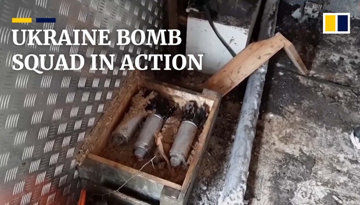 Ukraine explosives team tries to clear Kharkiv of Russian cluster bombs ...