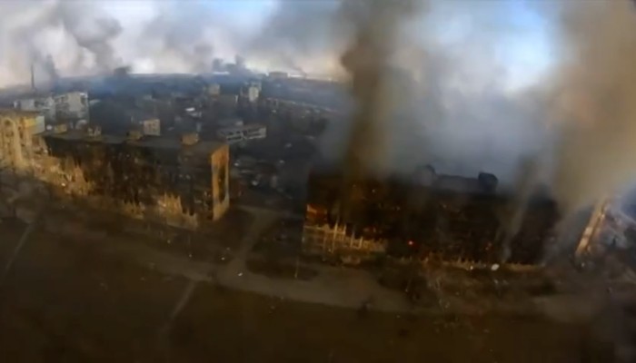 Aerial footage shows scale of destruction in Ukraine’s besieged ...