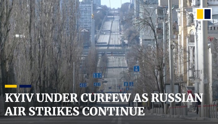 Quiet streets in Ukrainian capital as 35-hour curfew continues amid ...