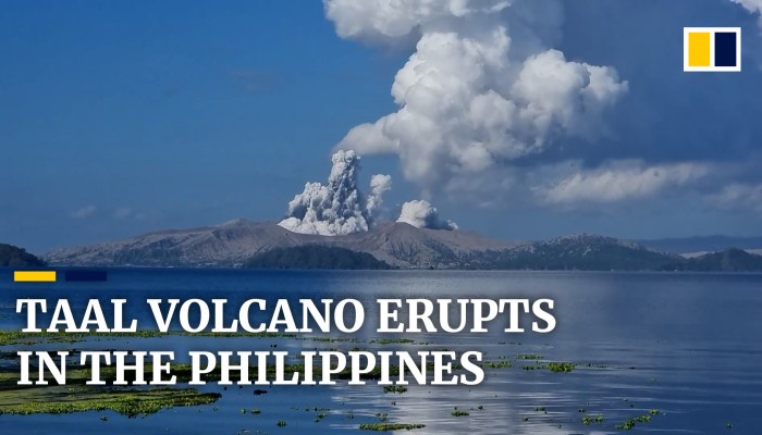 Thousands ordered to flee after Taal volcano in Philippines belches ash ...