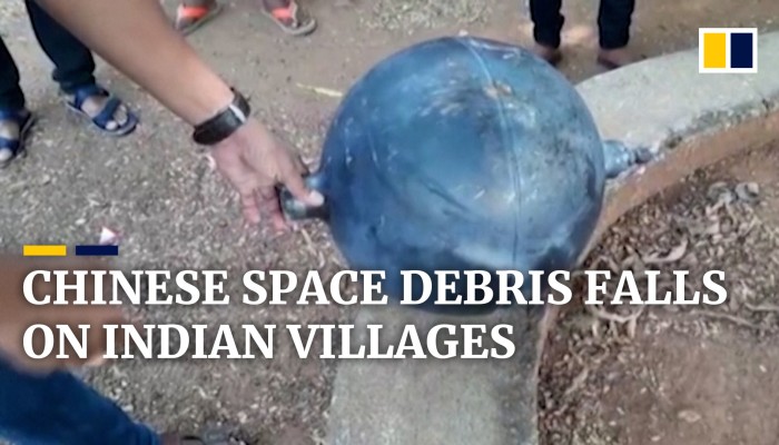 India says Chinese space debris fell on rural villages as rocket failed ...
