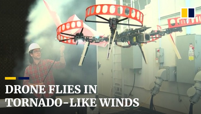 Tornado-resistant AI drone fights back against intense winds | South ...