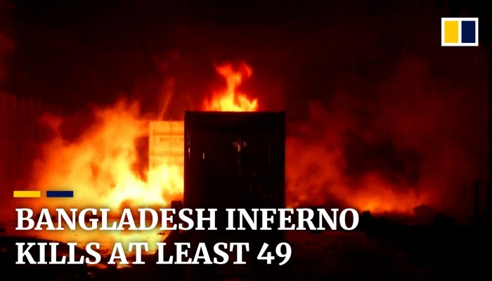 Explosion and fire at Bangladesh container depot kills at least 49 ...