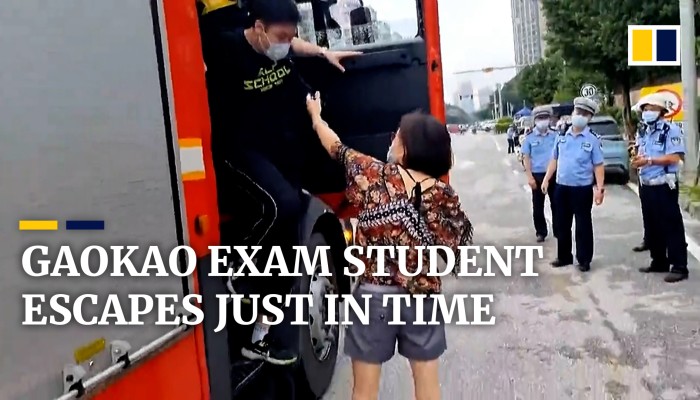 Locked-in Chinese student rescued just in time to sit gaokao national ...