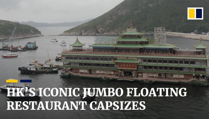 Hong Kong’s iconic Jumbo Floating Restaurant capsizes and sinks in ...