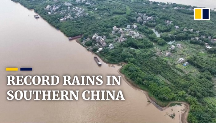 Mass evacuations as record rainfall and floods batter southern China ...