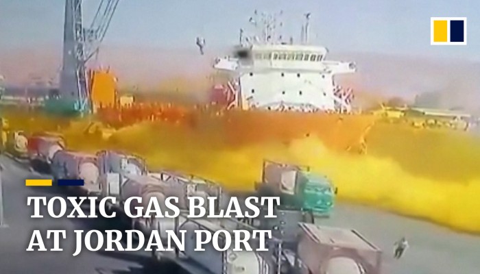 Chlorine gas explosion at Jordan’s Aqaba port kills at least 12 ...