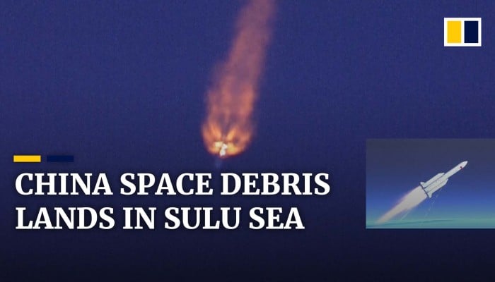 Chinese space debris seen burning up in night sky over Malaysia as ...