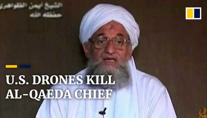 Al-Qaeda chief Ayman al-Zawahiri killed in US drone strike on house in ...