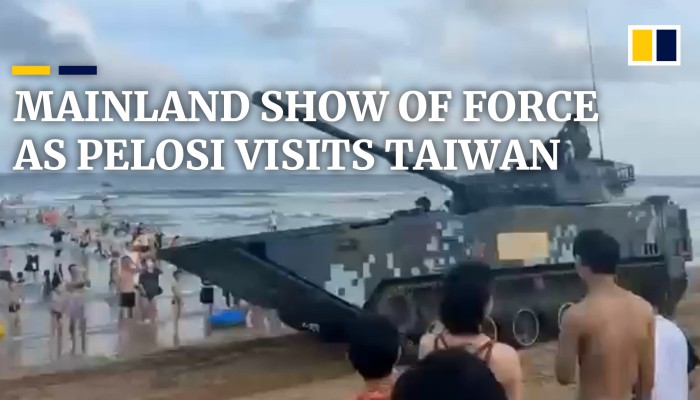 Mainland China Conducts Military Live Fire Drills As Tensions Soar Over