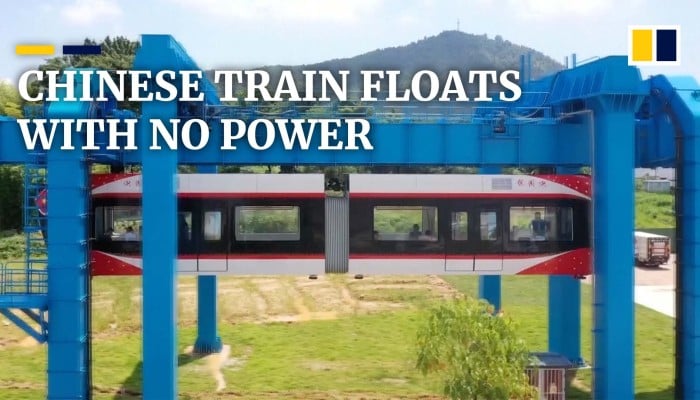 China launches world’s first maglev ‘sky train’ that floats in the air ...