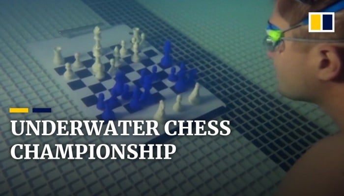 Diving chess is the same game, but under water | South China Morning Post