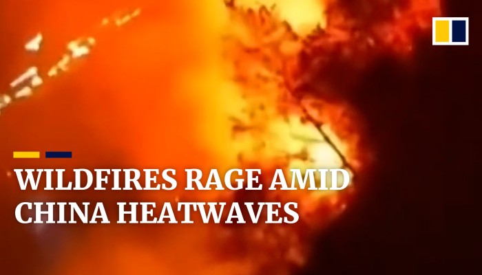 Wildfires scorch mountainside in southwest China as record heat and ...