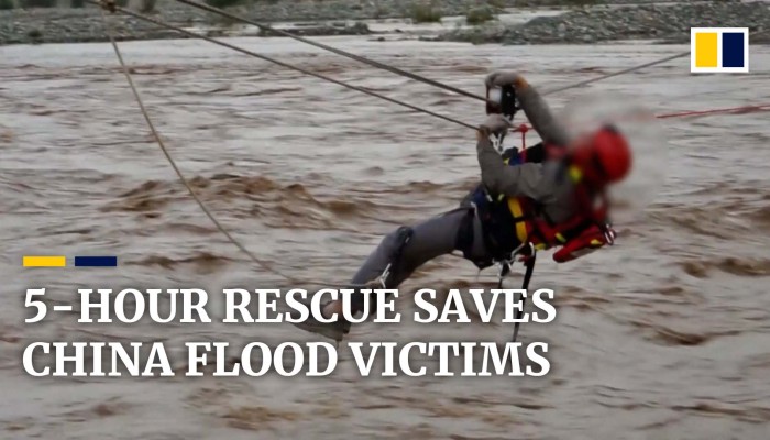 5-hour rescue saves 2 men trapped by flash flooding in northwestern ...