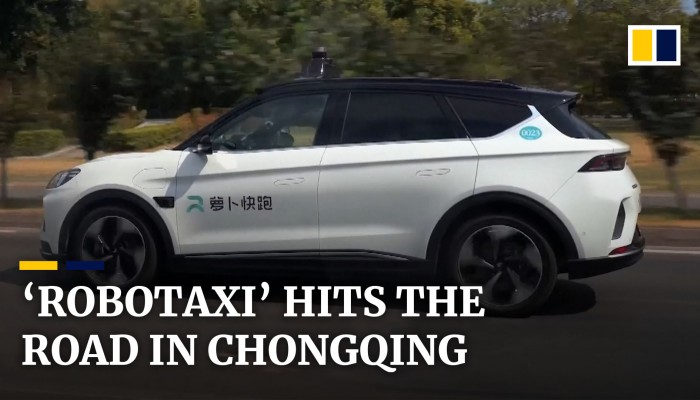 China’s first driverless ride-hailing service hits the streets of ...