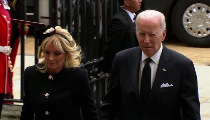 Biden and Macron attend Queen Elizabeth’s funeral | South China Morning ...