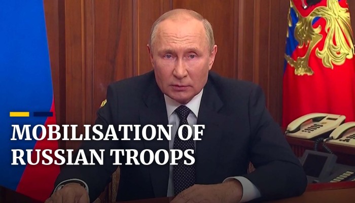 Putin orders first mobilisation since WWII while leaders condemn Russia ...
