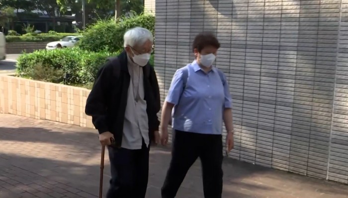 90-year-old retired cardinal Joseph Zen arrives for trial over role in ...