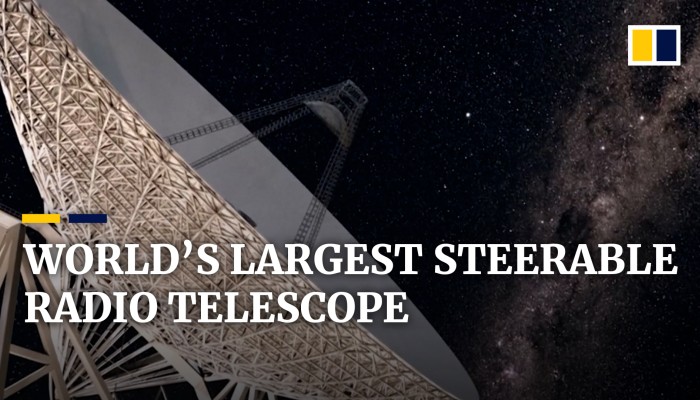 China starts construction of world’s largest steerable radio telescope ...