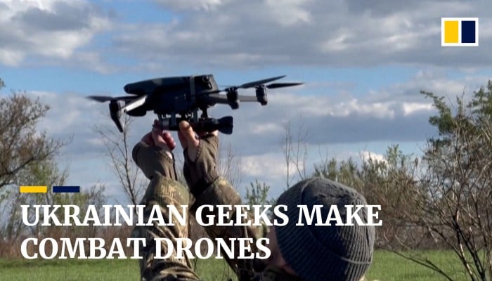 Ukrainian tech enthusiasts make combat drones for guerrilla warfare ...