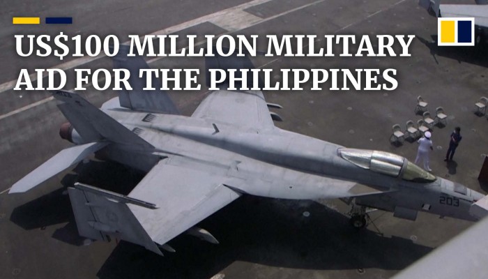US grants Philippines US$100 million in military aid | South China ...