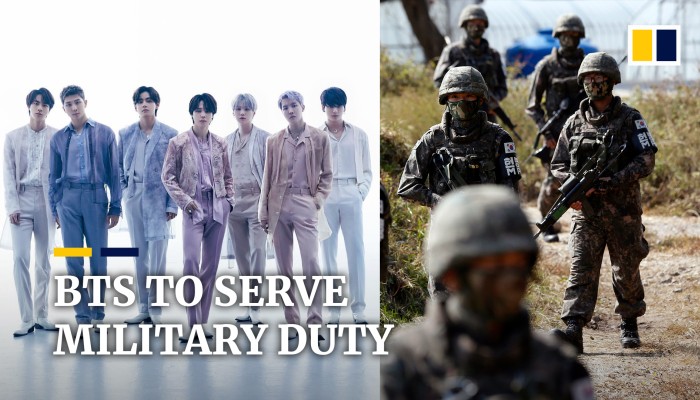 K-pop group BTS to enter South Korea’s mandatory military service, to ...