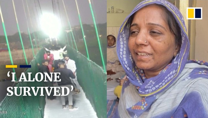 Seven members of same family killed in bridge collapse in Indian state ...