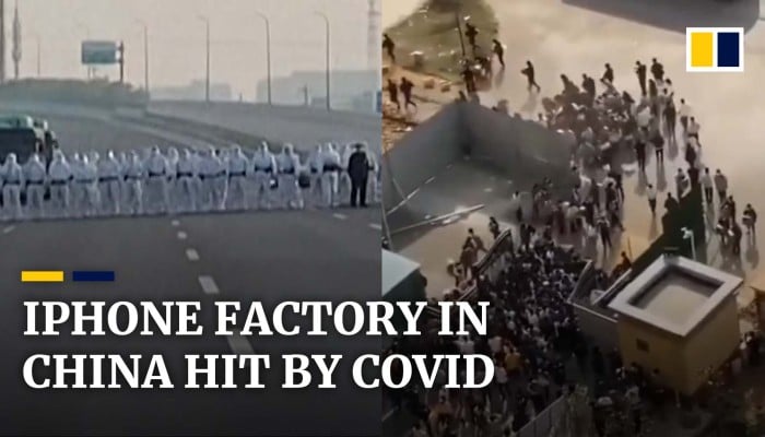 Lockdown around world’s largest iPhone factory in China fans production ...