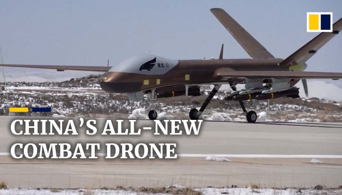 China unveils new combat drone described as a rival to US Army Grey ...