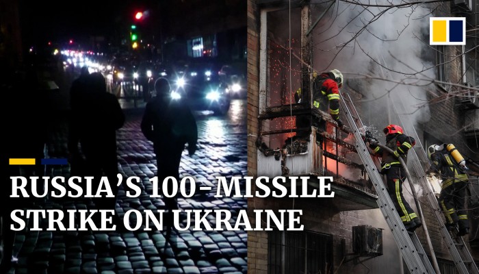 Russia fires nearly 100 missiles at Ukraine in a day, causing ...