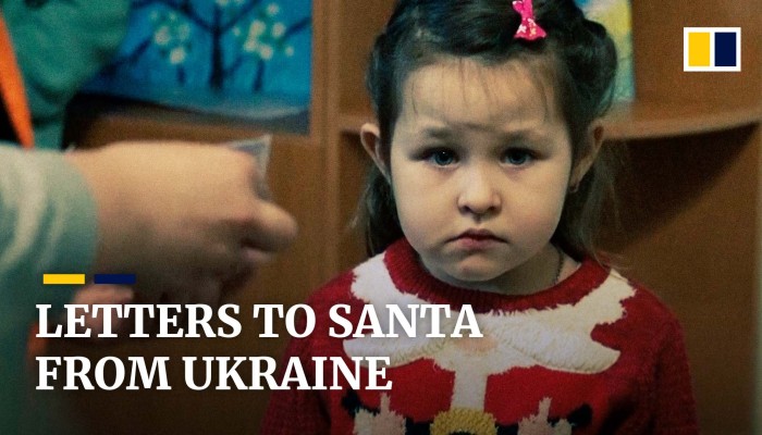 Letters to Santa Claus from Ukrainian children ask for peace as ...