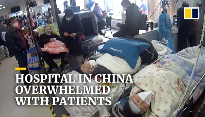Hospital in China overwhelmed with patients after Covid controls eased ...