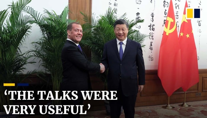 Russia’s Medvedev makes surprise visit to Beijing, China’s Xi Jinping ... Russia’s Medvedev makes surprise visit to Beijing, China’s Xi Jinping ...