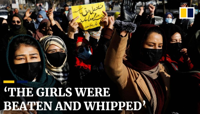Protests against Taliban’s university ban of Afghan women erupt across ...