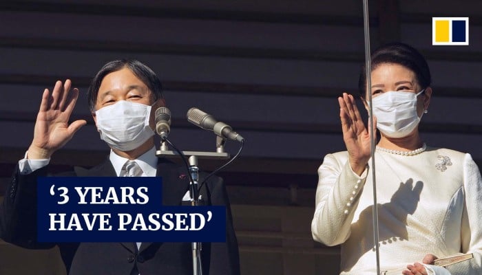 Japan’s Emperor Naruhito delivers first public New Year’s greeting ...