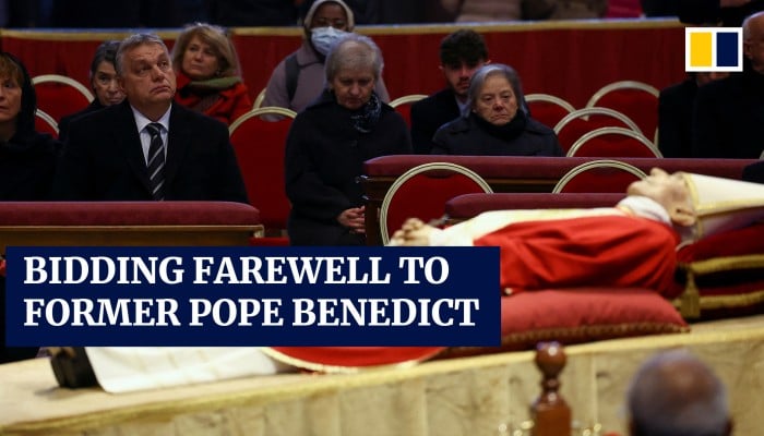 Mourners bid farewell to former Pope Benedict | South China Morning Post