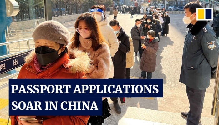 China immigration official says 1.35 million applied for passports ...