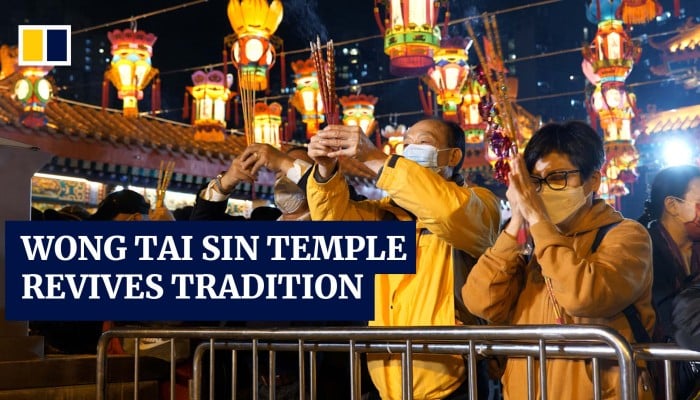 Hong Kong’s Wong Tai Sin Temple revives Lunar New Year tradition after ...