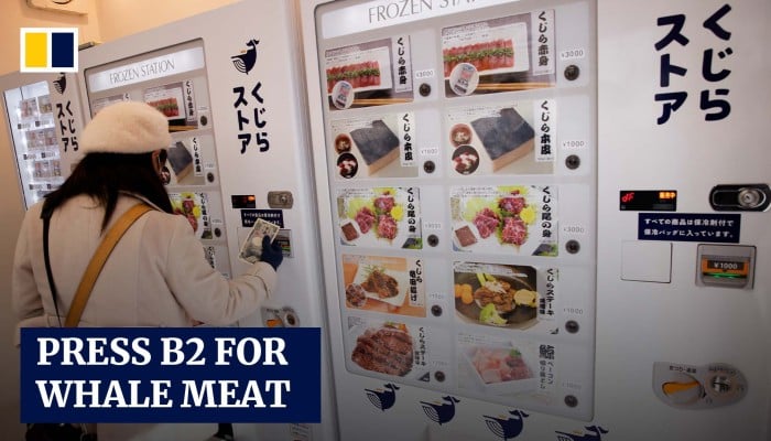 New whale meat vending machines opened in Japan to try and revive ...