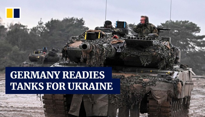 ‘Everything that helps Ukraine’: German Defence Minister visits Leopard ...
