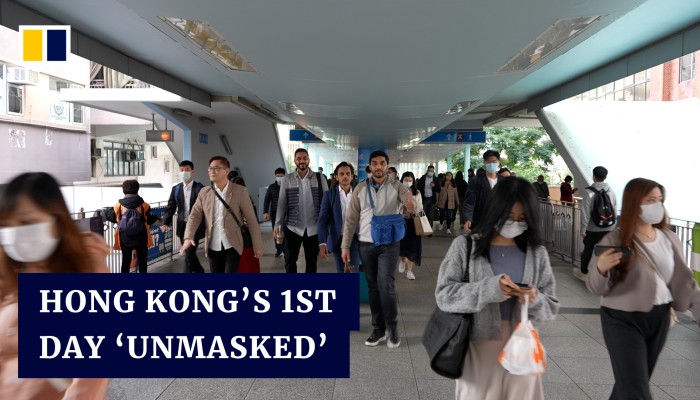 Many in Hong Kong remain masked on city’s first day after end of Covid ... Many in Hong Kong remain masked on city’s first day after end of Covid ...