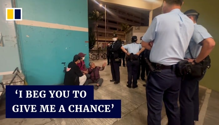 Video of 90-year-old Hong Kong hawker pleading with officers after her ...