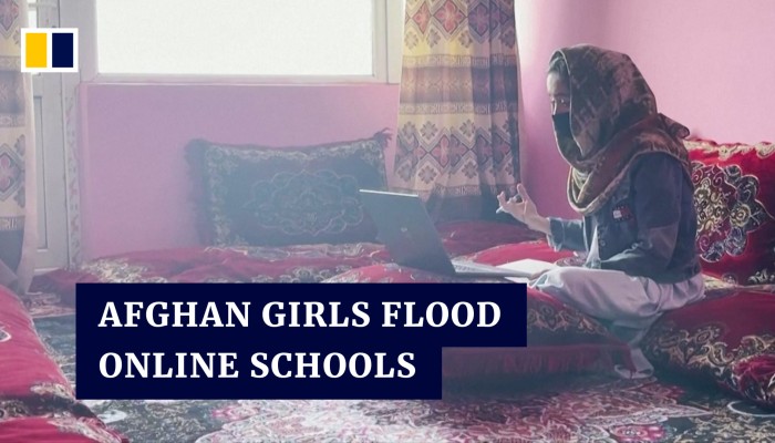 Afghan girls turn to online classes amid higher education ban as schools start new academic year ...