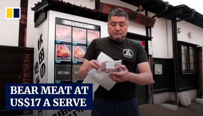 Remote Japanese town rolls out bear-meat vending machine | South China ...